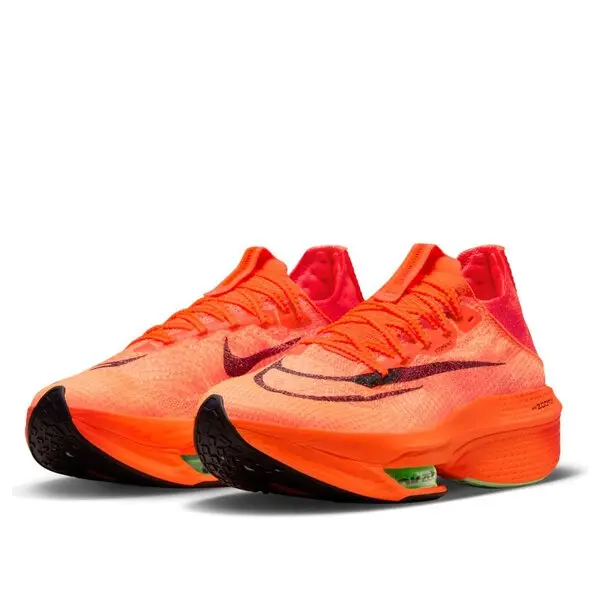 Nike Zoom Alphafly Next% 2 Road Racing Sneakers - Red/orange