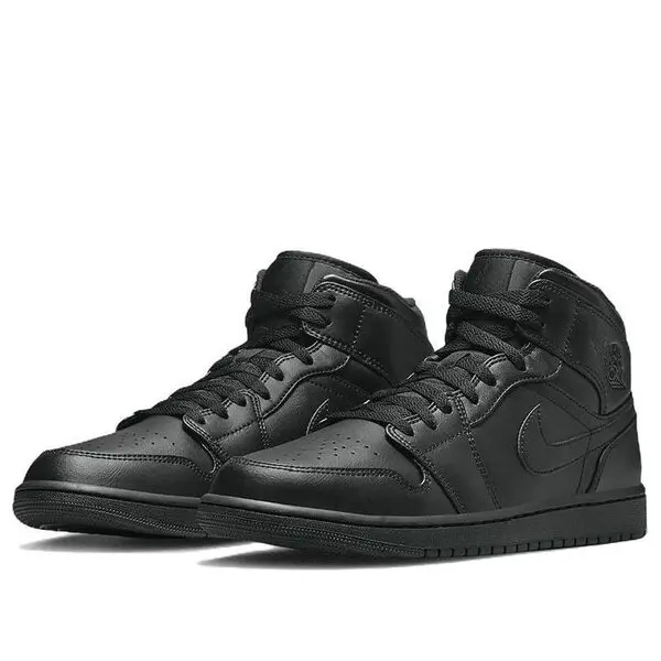 JORDAN 1 Mid "triple " Sneakers - Black