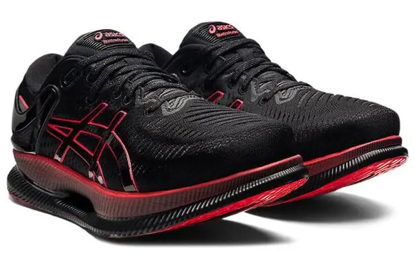 Asics Metaride Running Shoes - Black/red