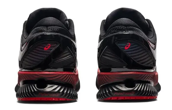 Asics Metaride Running Shoes - Black/red