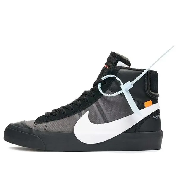 Nike Off-white X Blazer Mid "grim Reapers - Black/white-cone