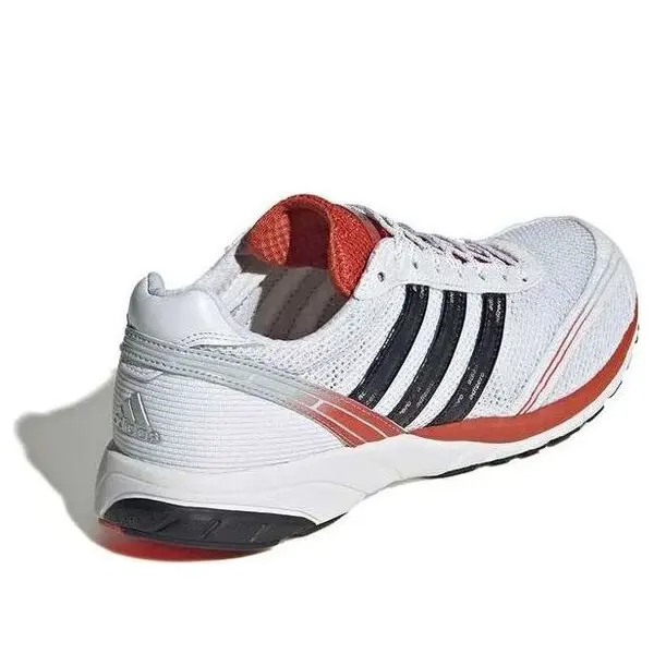 Adidas Adizero Adios Athletic Sneakers - Cloud White/preloved Red/core Black