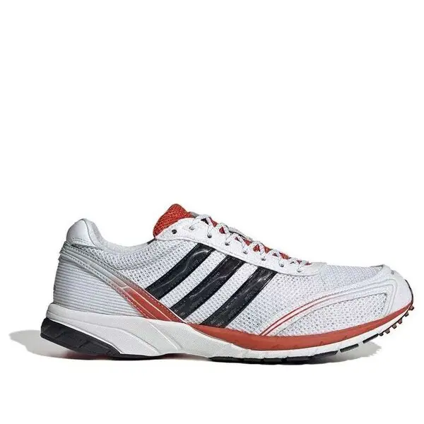 Adidas Adizero Adios Athletic Sneakers - Cloud White/preloved Red/core Black