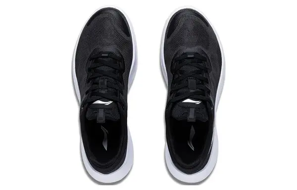 LI-NING Light Feather Sneakers - Black/white