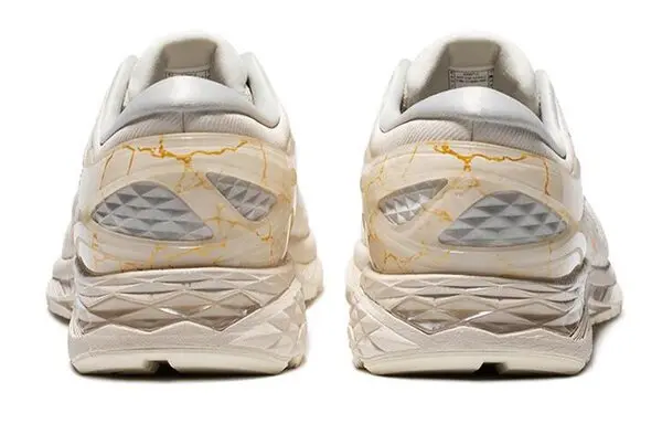Asics Metarun Athletic Sneakers - White/gold