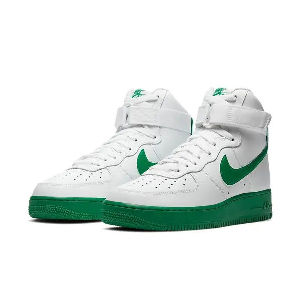 Nike Force 1 High '07 Sneakers - White/green