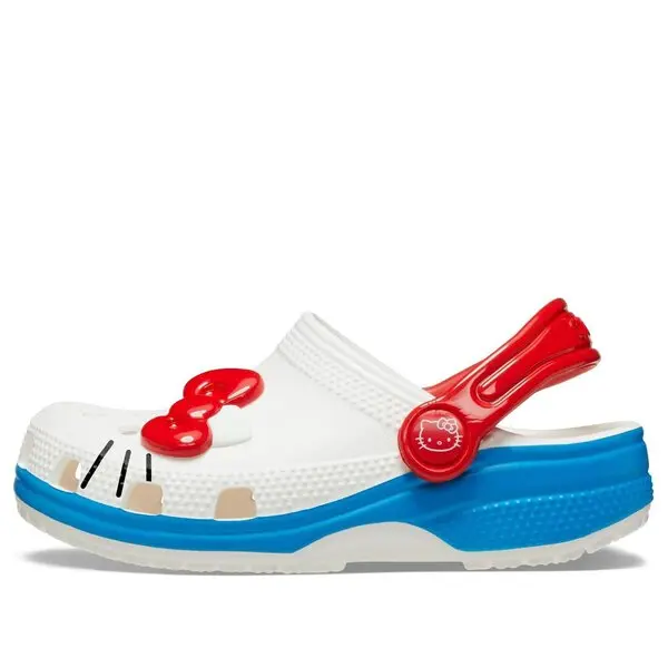 CROCS X Hello Kitty Classic Clog - White/red/blue