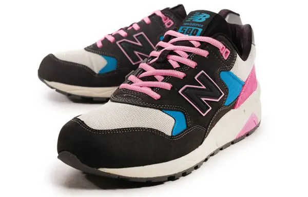 NEW BALANCE 580 "popping Candy" Japan Exclusive Athletic Sneakers - Black/blue/purple