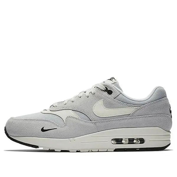 Nike Max 1 "pure Platinum" Athletic Sneakers - Black/white/grey