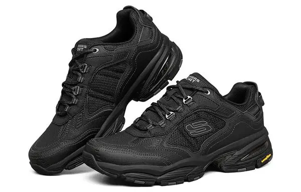 Sketchers Vigor 3.0 Lace-up Sneakers - Black