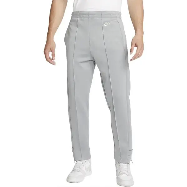 Nike Solid Color Logo Embroidered Casual Sports Pants 'gray