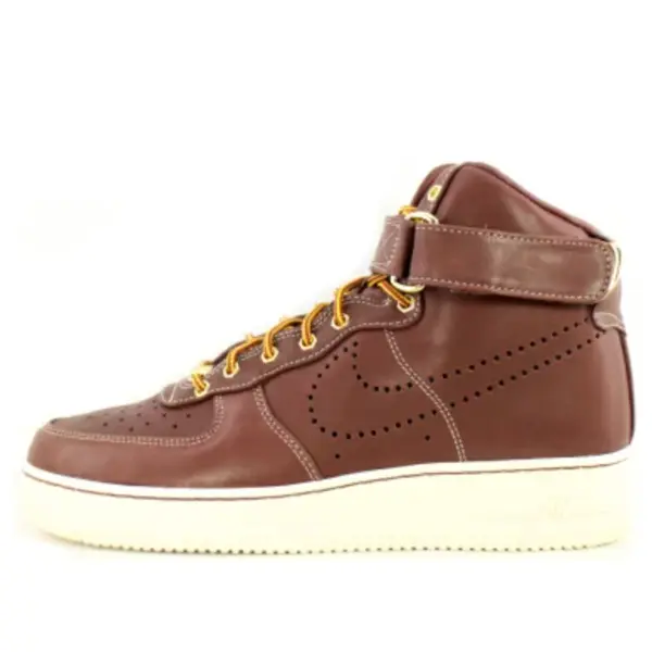 Nike Force 1 High Top Lace-up Sneakers - Red