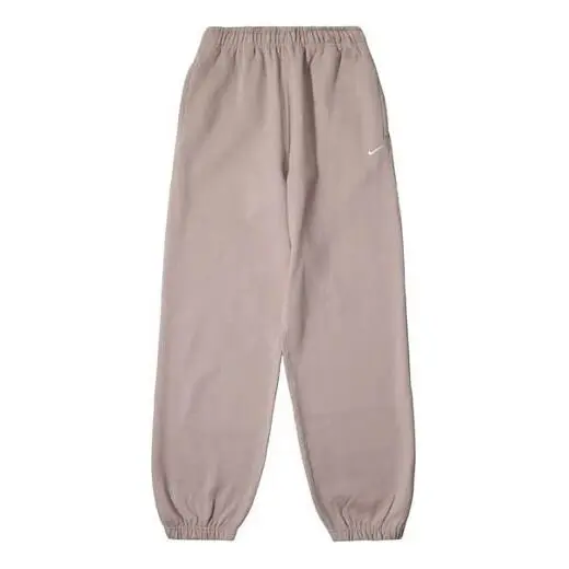 Nike Nrg Solo Swoosh Sweatpants - Malt/white