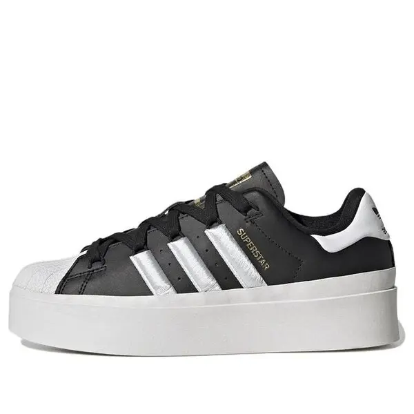 Adidas Originals Superstar Bonega Platform Sneakers - Core Black/cloud White/gold Metallic