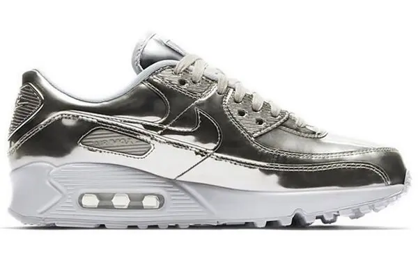 Nike Max 90 "metallic Pack Chrome" Sneakers - Silver