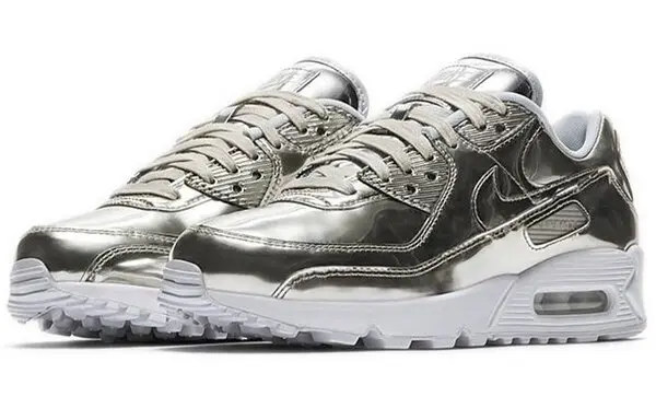 Nike Max 90 "metallic Pack Chrome" Sneakers - Silver