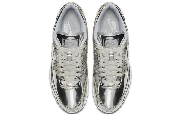 Nike Max 90 "metallic Pack Chrome" Sneakers - Silver