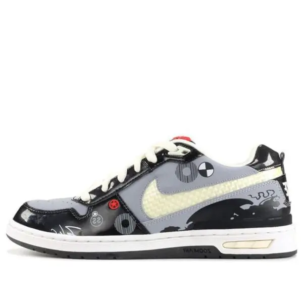 Nike Paul Rodriguez Zoom Air Elite 'futura' Sneakers - Gray/white/black