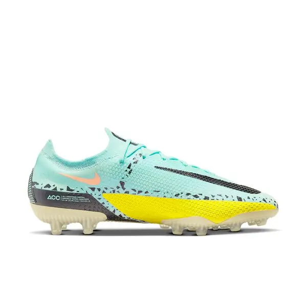 Nike Phantom Gt2 Elite Ag Pro Football Boots - Blue/yellow