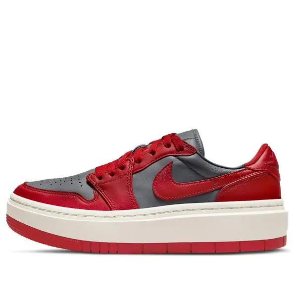 JORDAN Air 1 Elevate Low "unlv" Sneakers - Medium Grey/white-varsity Red