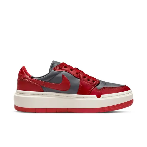 JORDAN Air 1 Elevate Low "unlv" Sneakers - Medium Grey/white-varsity Red