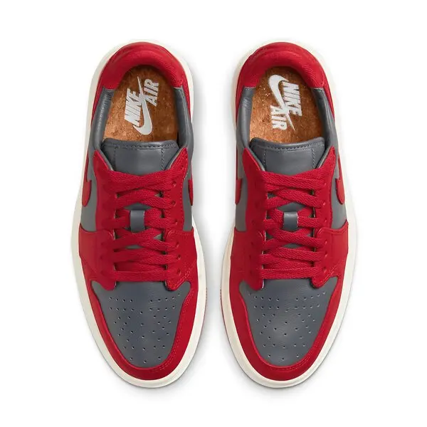 JORDAN Air 1 Elevate Low "unlv" Sneakers - Medium Grey/white-varsity Red