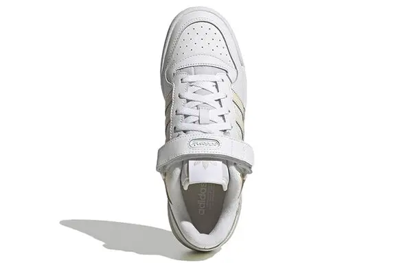Adidas Forum Low Ecru Tint Gum Sneakers - White