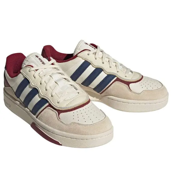 Adidas Courtic Low Top Sneakers - Beige/navy/red