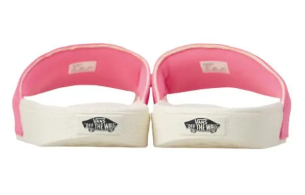 VANS Slide-on Slippers - White/pink
