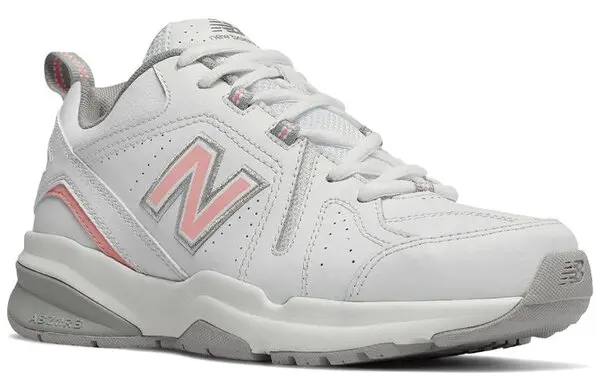NEW BALANCE 608v5 Athletic Sneakers - Whitepink