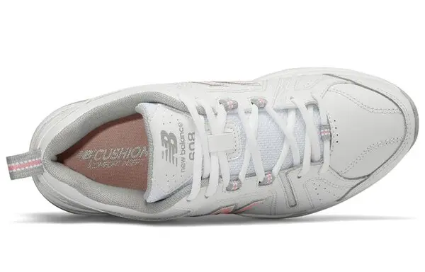 NEW BALANCE 608v5 Athletic Sneakers - Whitepink