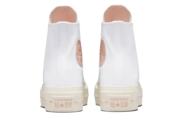 CONVERSE Chuck Taylor All Star Lift High Top Sneakers - White/pink