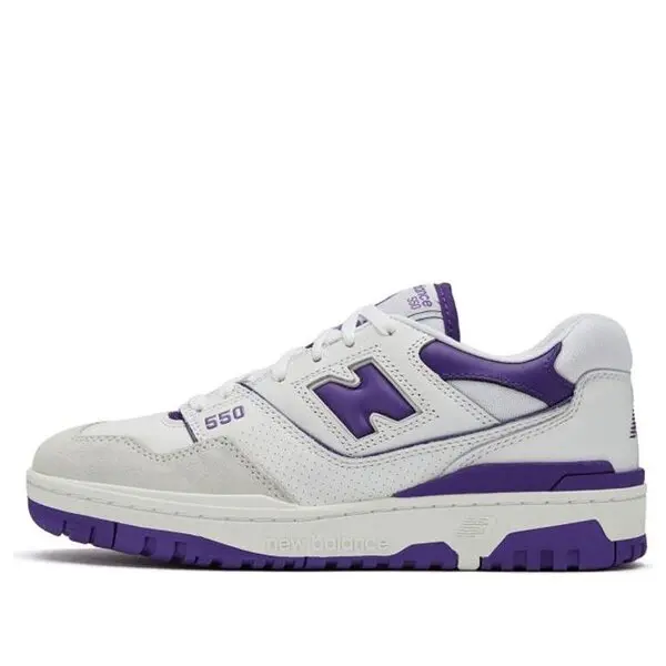 NEW BALANCE 550 Low Top Sneakers - White/purple