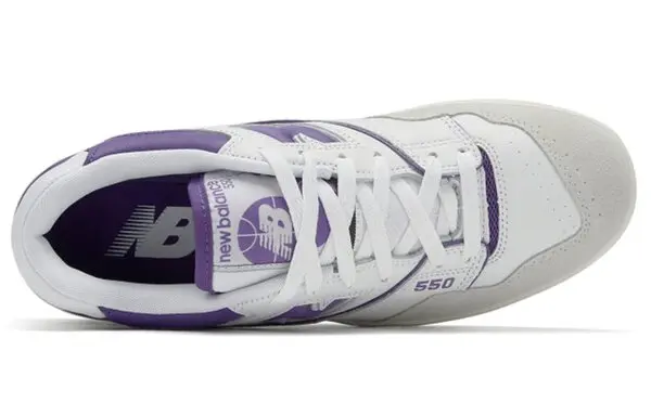 NEW BALANCE 550 Low Top Sneakers - White/purple