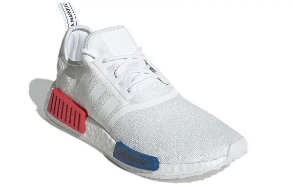 Adidas Nmd_r1 "white Og" Sneakers - White/red/blue