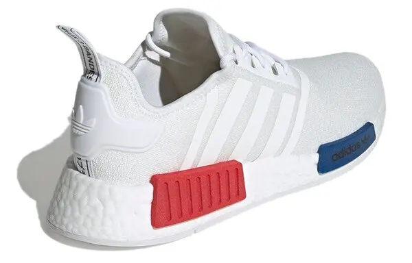 Adidas Nmd_r1 "white Og" Sneakers - White/red/blue