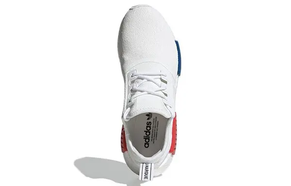 Adidas Nmd_r1 "white Og" Sneakers - White/red/blue