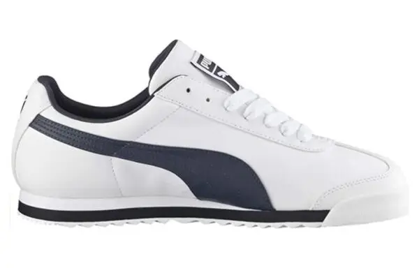 PUMA Roma Basic Low Top Sneakers - White/blue