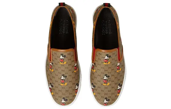 Gucci Disney X Gg Supreme Slip-on 'mickey Mouse