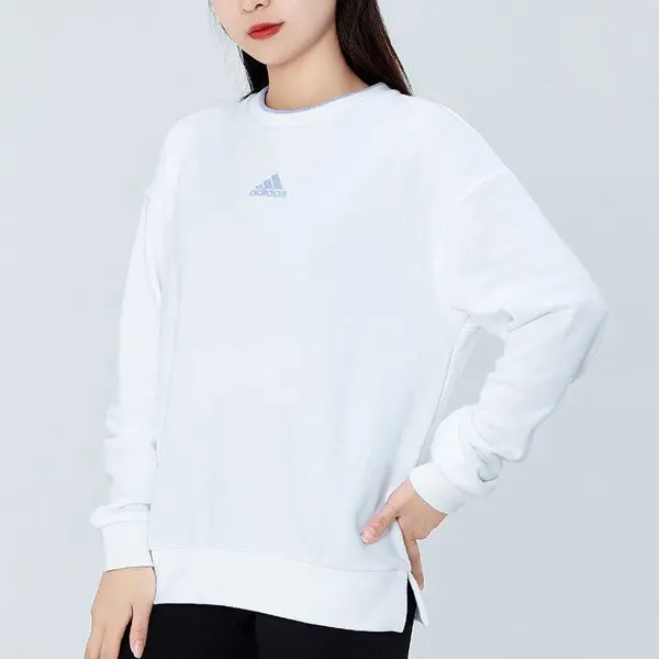 Adidas Logo Printing Sports Round-neck Sweatshirt