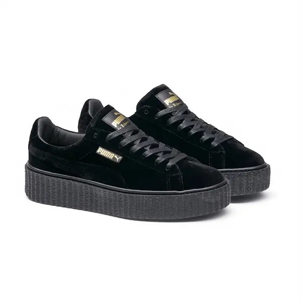 PUMA Fenty Velvet Creeper Platform Sneakers