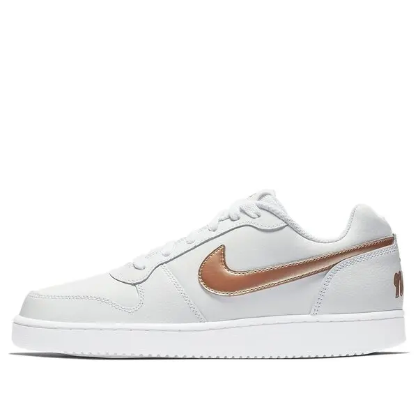 Nike Ebernon Low Sneakers - White/gold