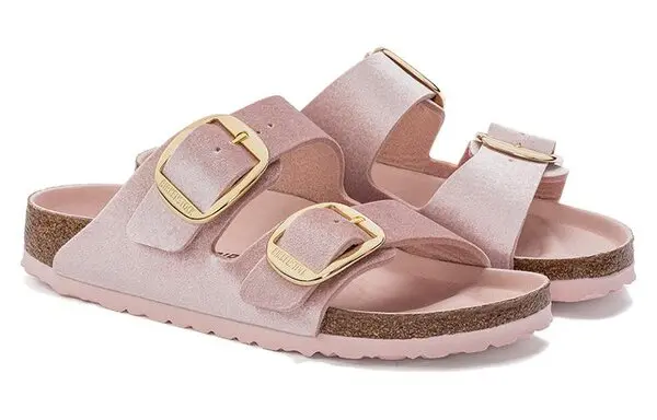 BIRKENSTOCK Arizona Bb Rivet Logo Sandals - Pink