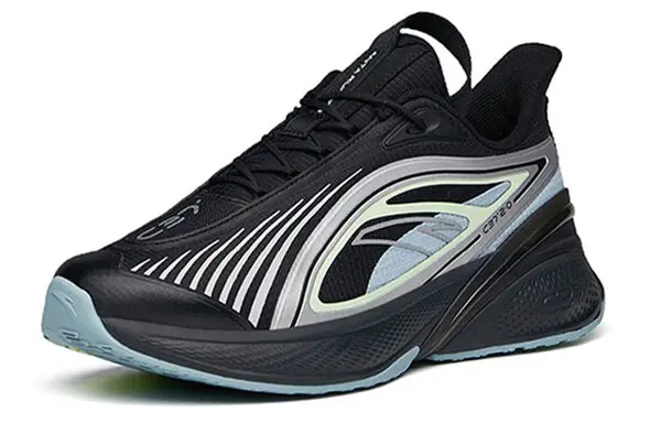 ANTA C37 2 Athletic Sneakers - Black/silver/blue