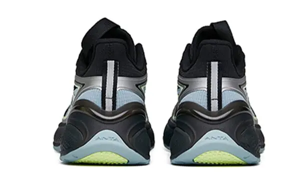 ANTA C37 2 Athletic Sneakers - Black/silver/blue