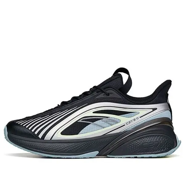 ANTA C37 2 Athletic Sneakers - Black/silver/blue