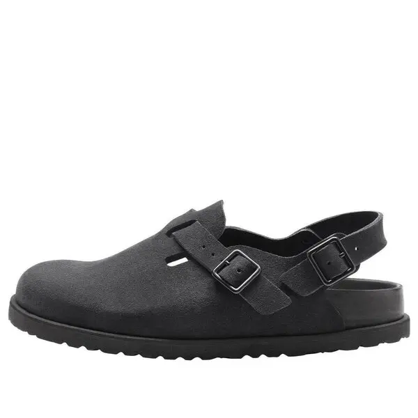BIRKENSTOCK Tokio Suede Sandals - Black