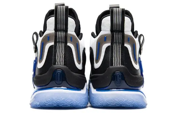 361 DEGREES Ag1 "magic Blue" High Top Sneakers - Black/white/blue