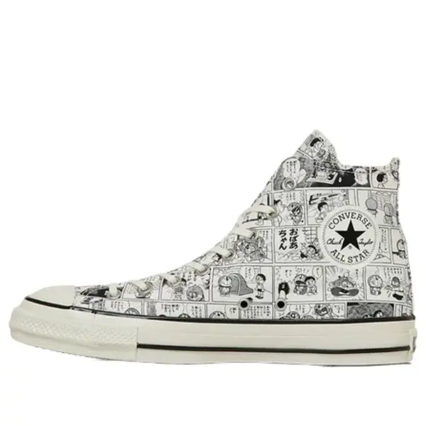 CONVERSE X Doraemon Chuck Taylor All Star Aged Cp Hi Sneakers - White/black