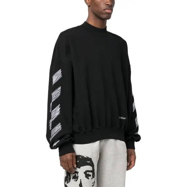 Off-White Scribble Diag Print Sweatshirt